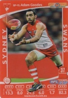 2012 TeamCoach - Best & Fairest Wildcard #BF15 - Adam Goodes - Sydney Swans