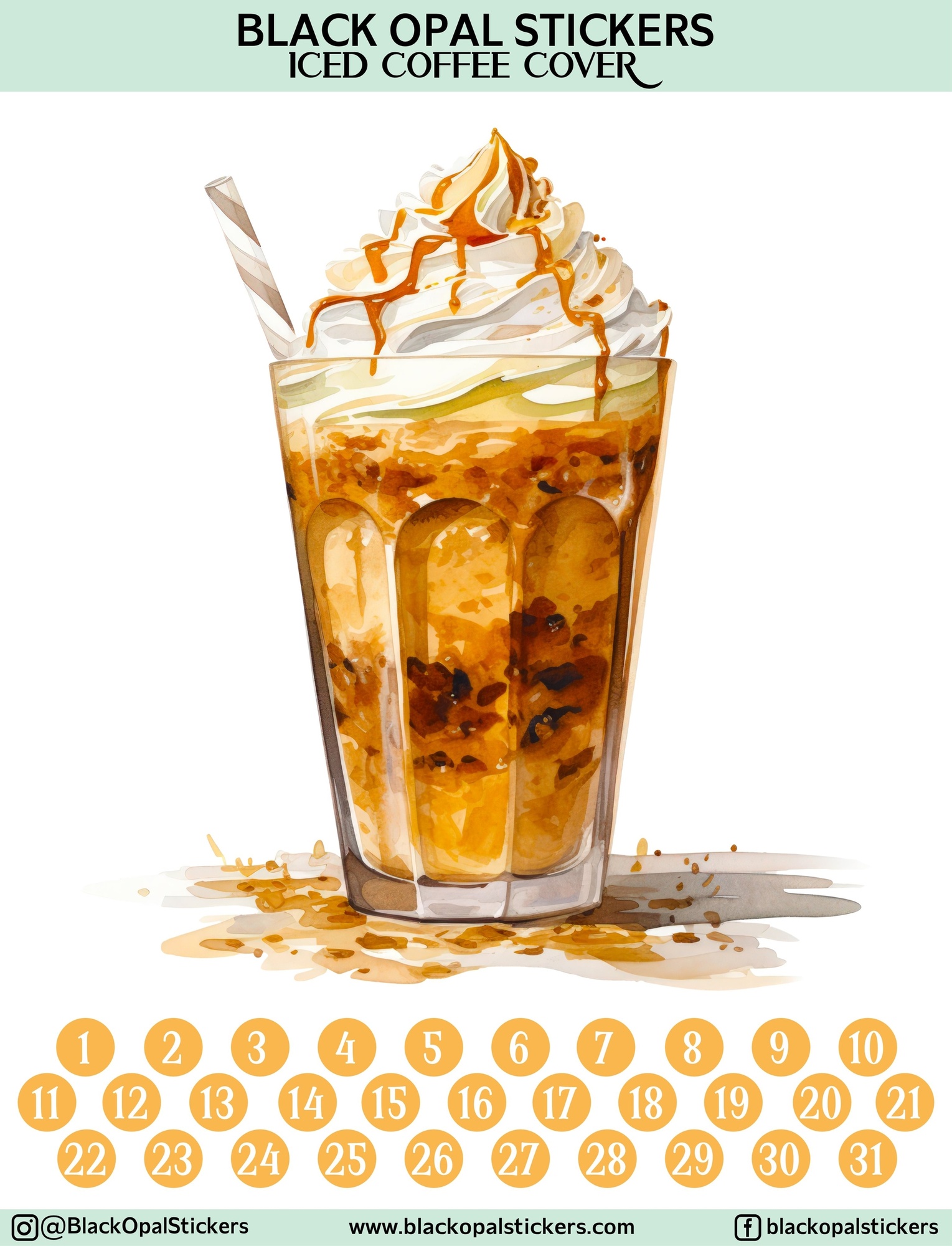 Iced Coffee Cover Page
