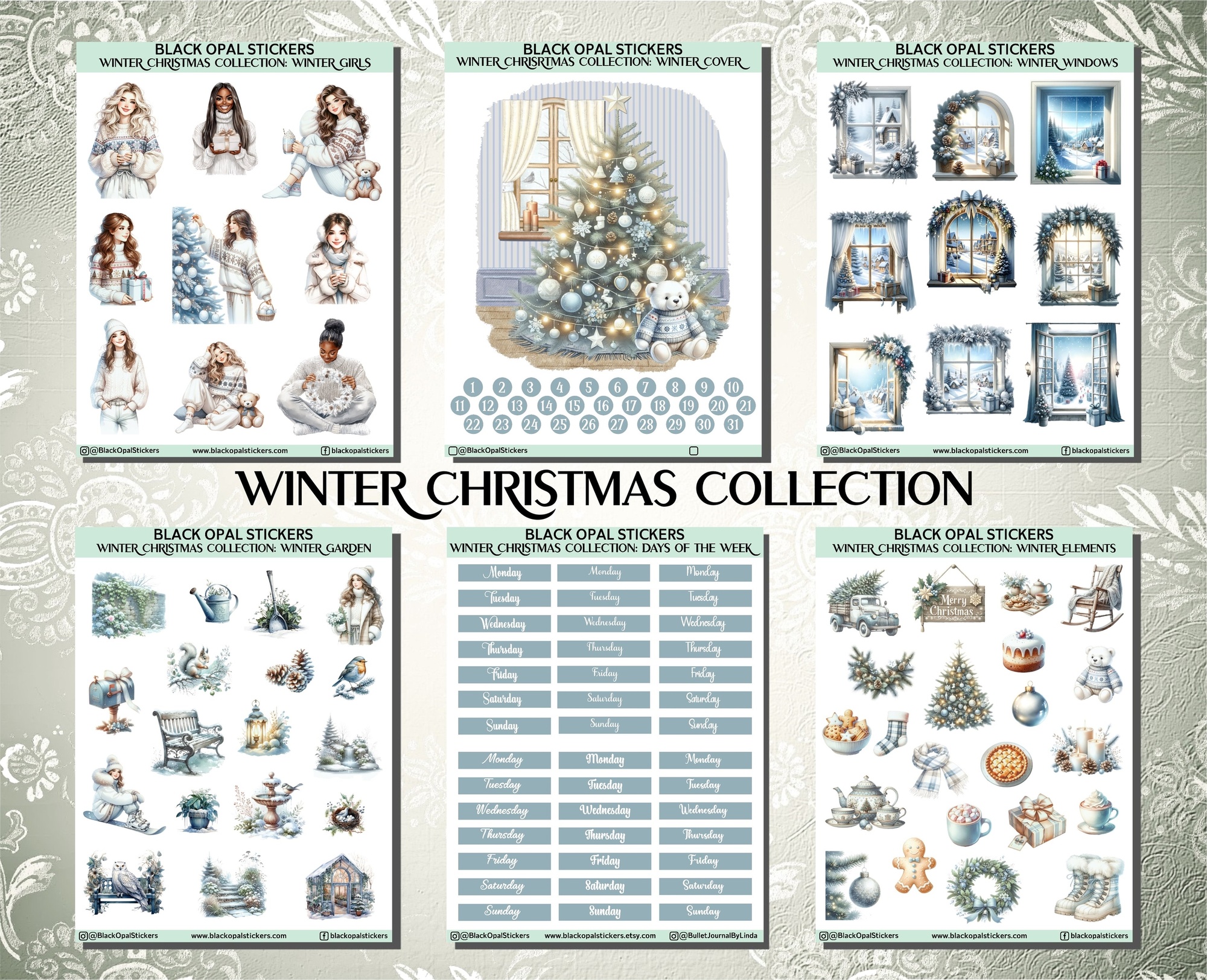 Winter Christmas Collection FULL SET