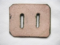 Purple Leather Scarf & Sarong buckle designed & handmade in Australia ...