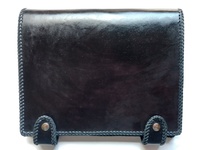 NHVR Truck logbook cover - black w. grey lace
