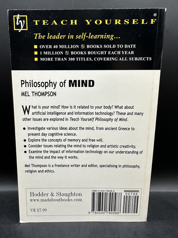 Teach Yourself Philosophy of Mind - Mel Thompson