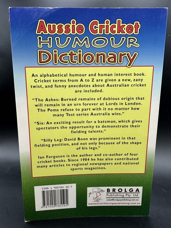 Aussie Cricket Humour Dictionary - Ian Ferguson