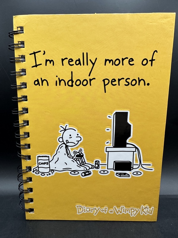 I'm Really More of an Indoor Person - Diary of a Wimpy Kid Notebook