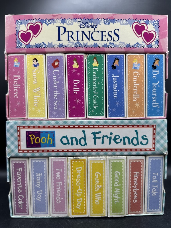 Winnie the Pooh & Disney Princess Board Book Block sets