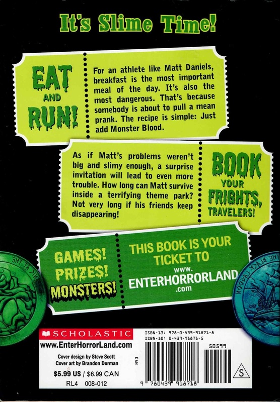 Monster Blood for Breakfast! - R. L. Stine (Goosebumps HorrorLand # 3)